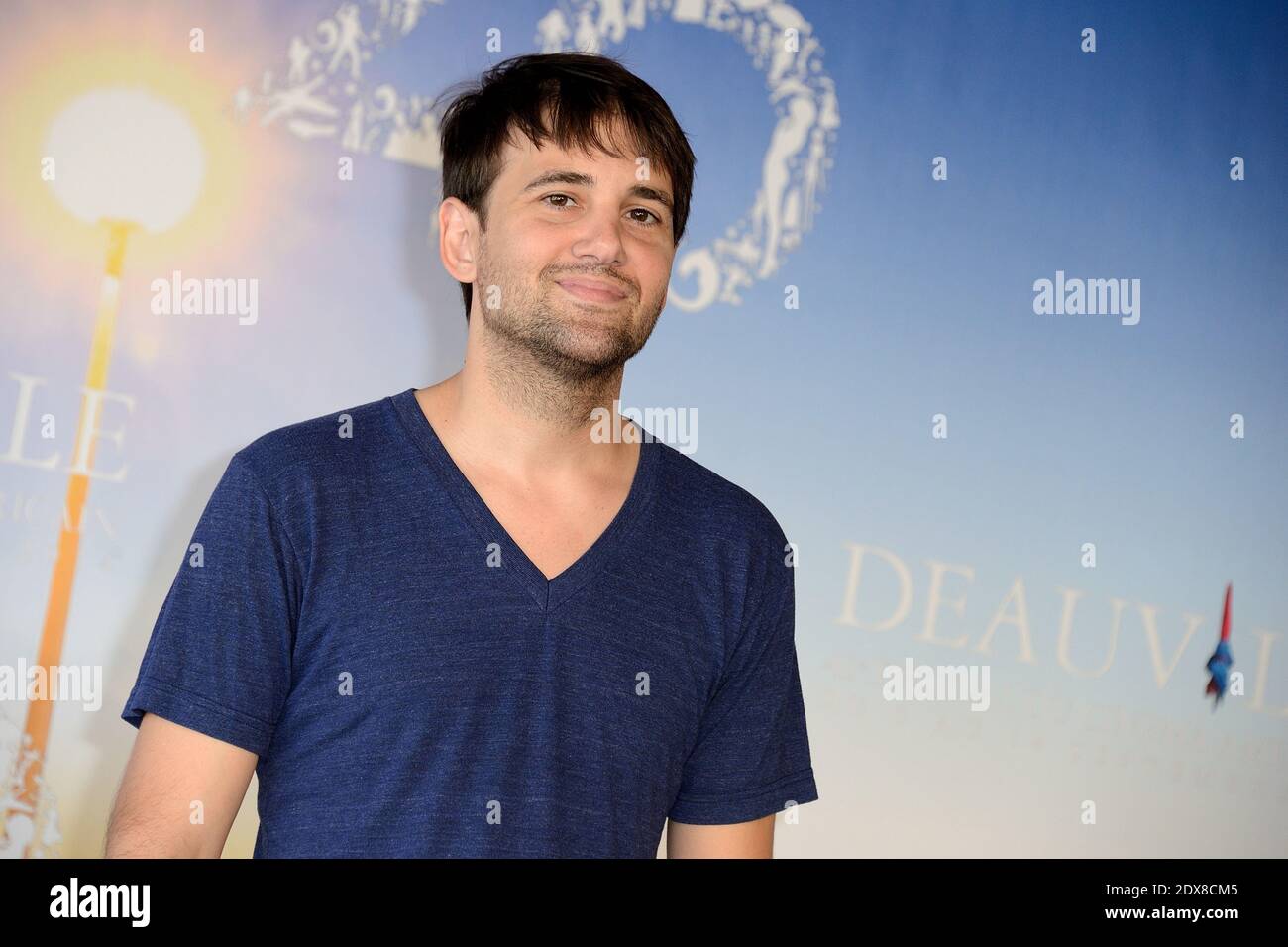 David Robert Mitchell posing at the 'It Follows' photocall as part of ...