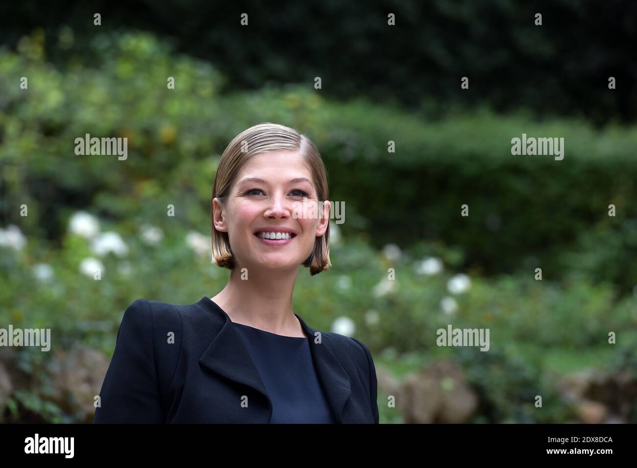 Actress Rosamund Pike attends the film 'Gone Girl' photocall in Rome ...