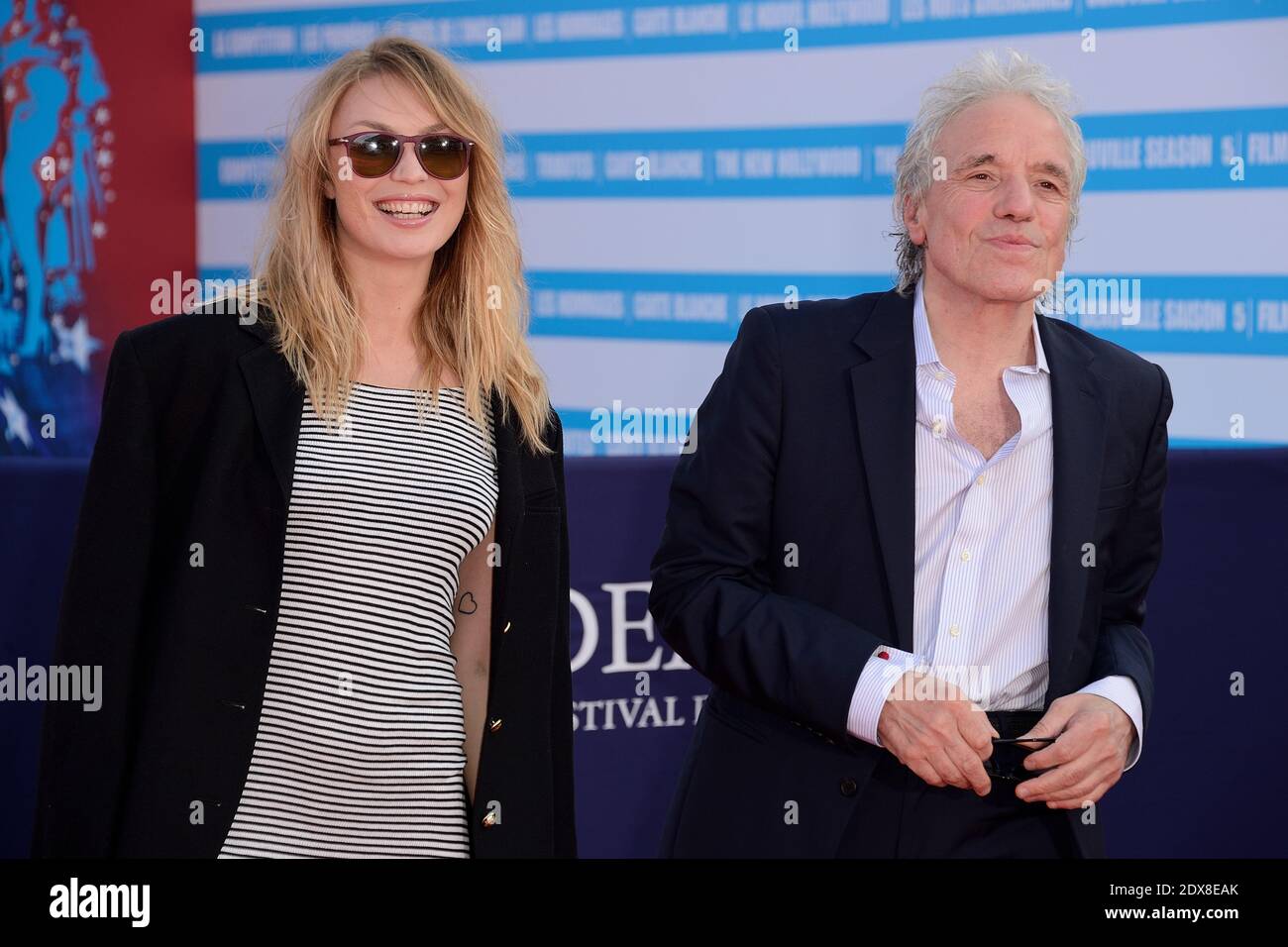 Abel Ferrara and his wife Nancy attending the screening of Pasolini as ...