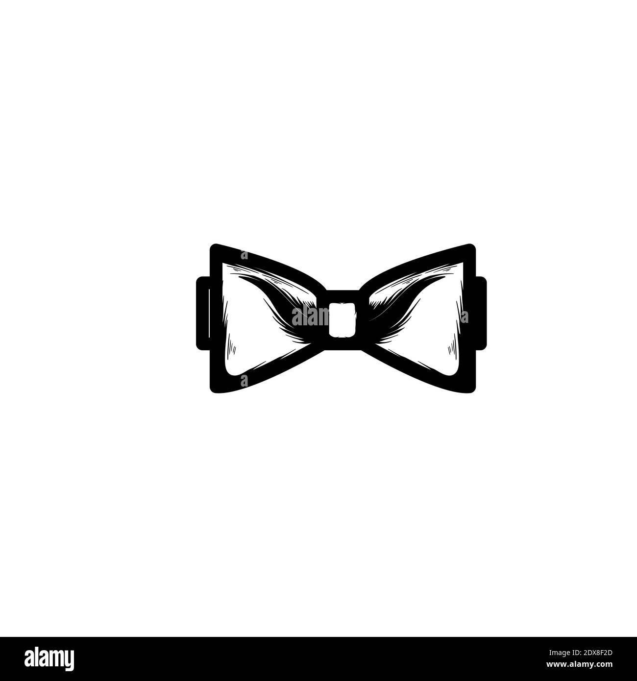 Line drawn bow tie Cut Out Stock Images & Pictures - Alamy
