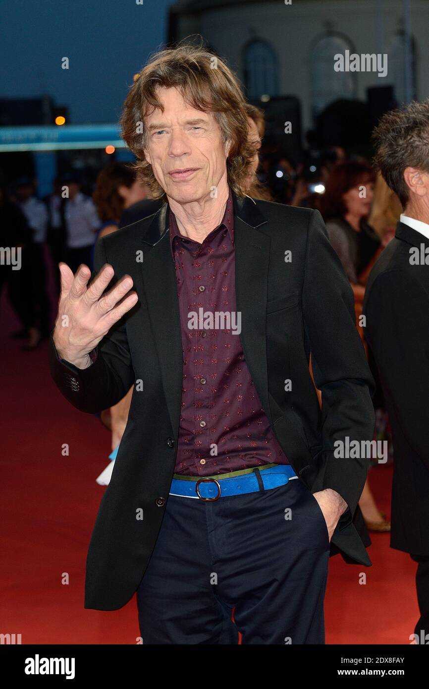 Mick Jagger attending the screening of the film Get On Up As part of ...