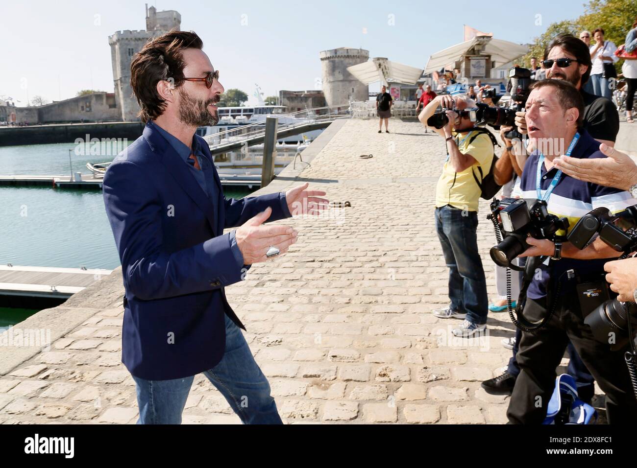 Sagamore Stevenin attending the 16th Festival of TV Fiction in La ...