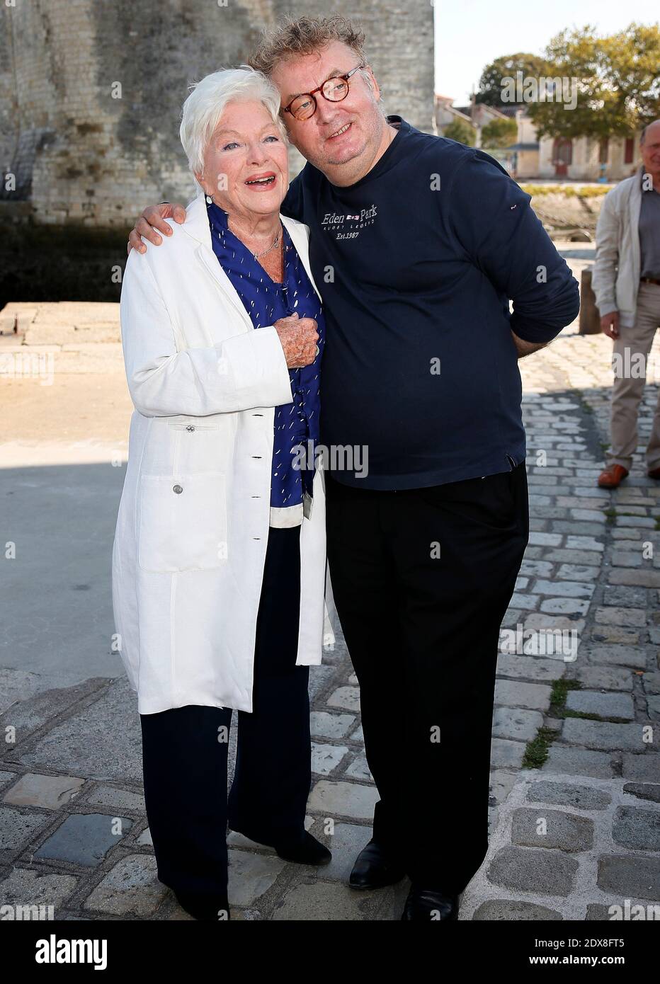 Line Renaud and Dominique Besnehard an attending the 16th Festival of ...