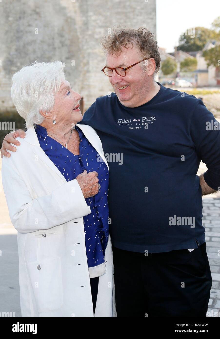Line Renaudd Dominique Besnehard an attending the 16th Festival of TV ...