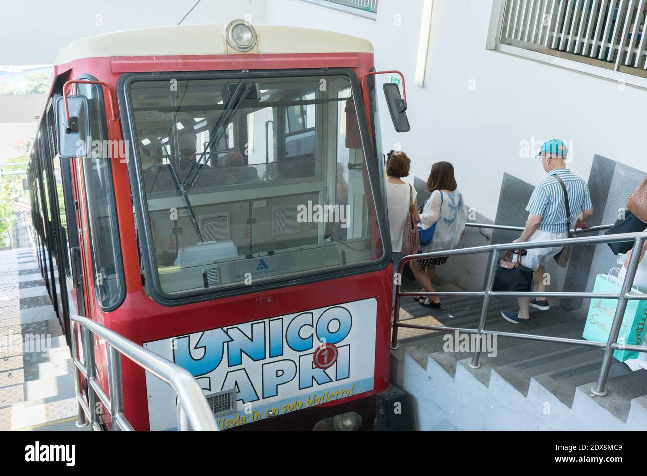 Capri funicular hi-res stock photography and images - Alamy