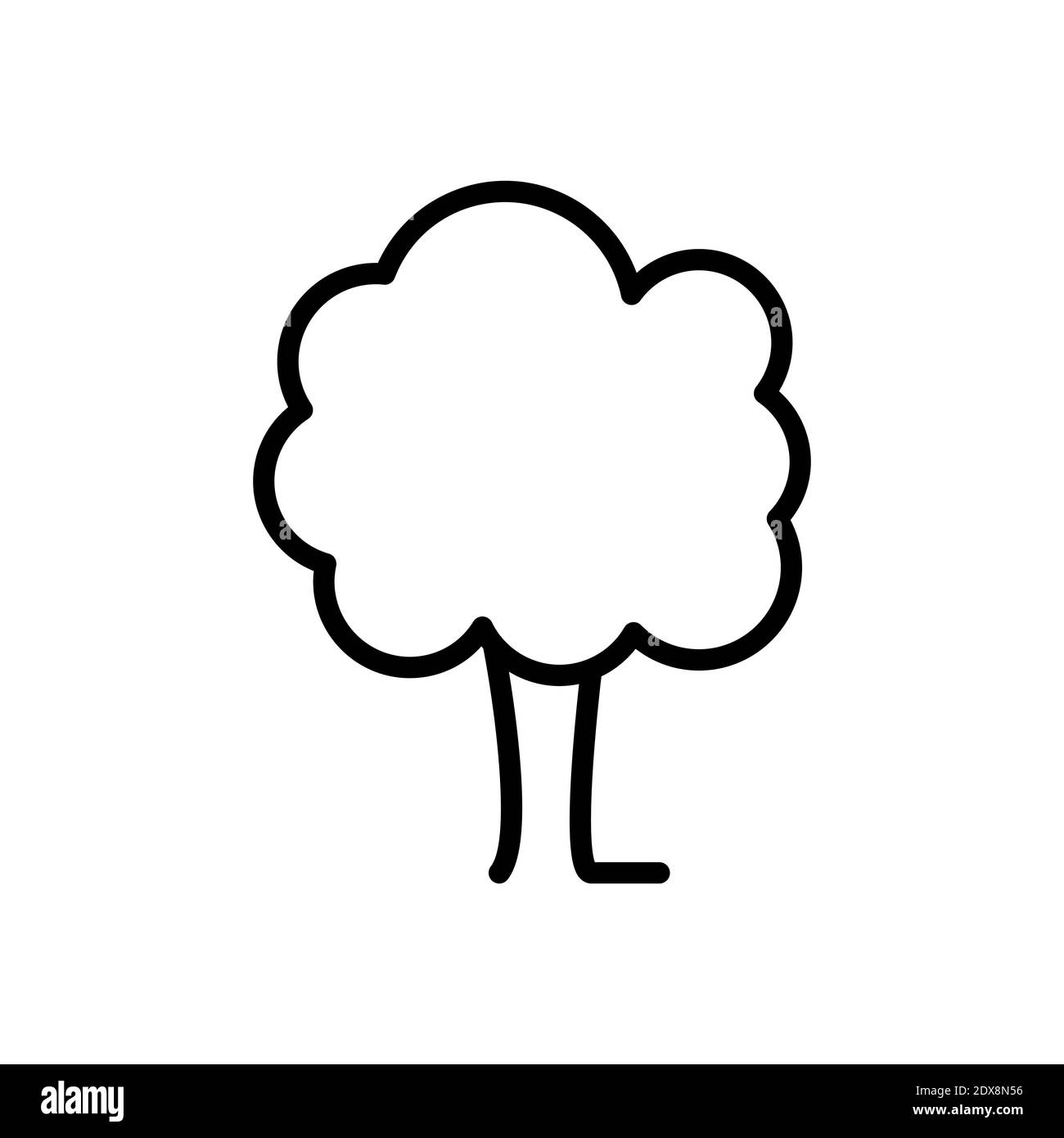 tree line icon vector illustration Stock Vector Image & Art - Alamy