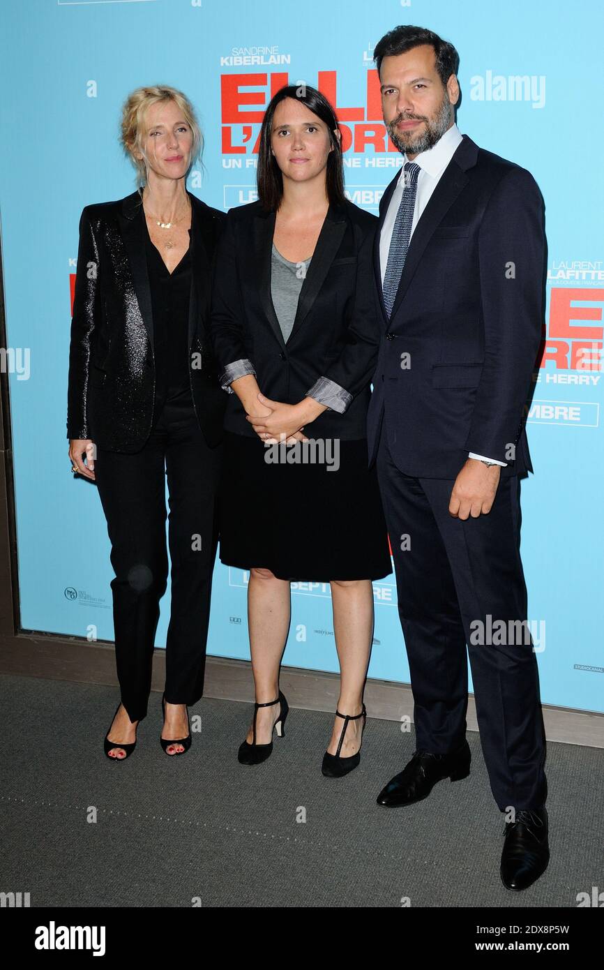 Sandrine Kiberlain, Jeanne Herry and Laurent Lafitte attending the Elle ...