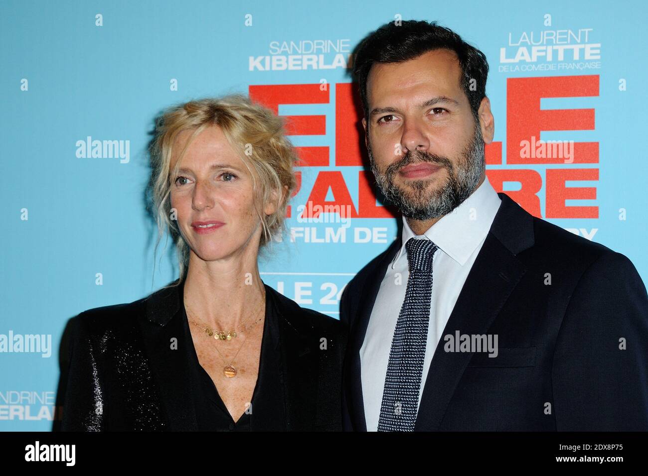 Sandrine Kiberlain and Laurent Lafitte attending the Elle l'Adore ...