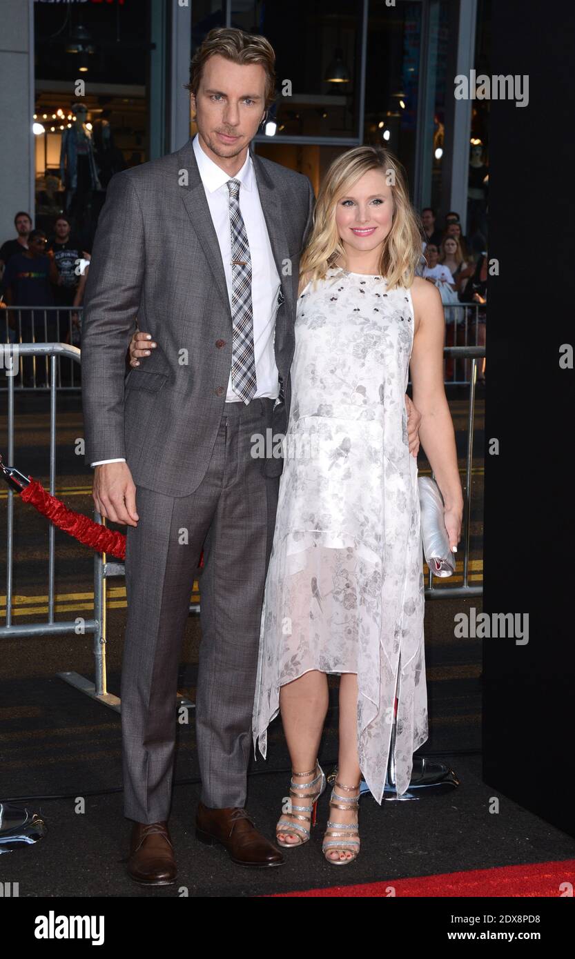 Dax Shepard and Kristen Bell arrive at the premiere of Warner Bros. Pictures This Is Where I ...