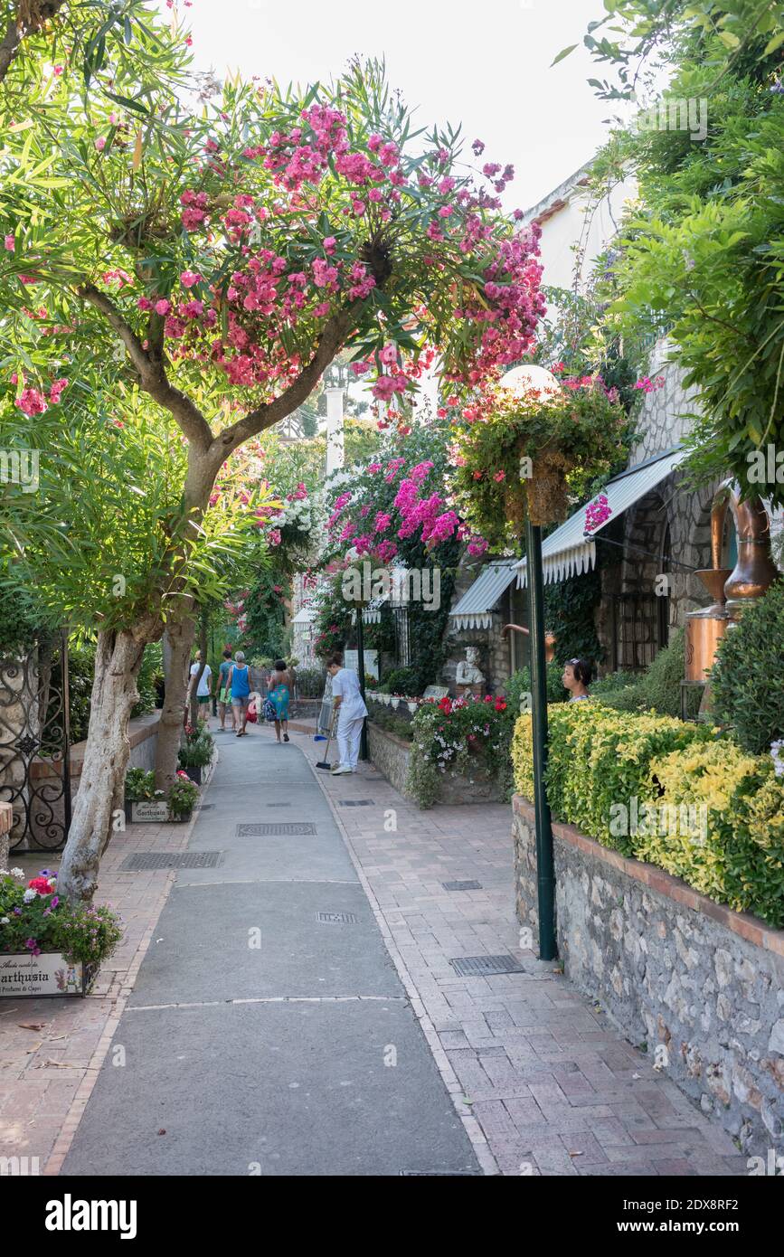 Streets of capri hi-res stock photography and images - Alamy