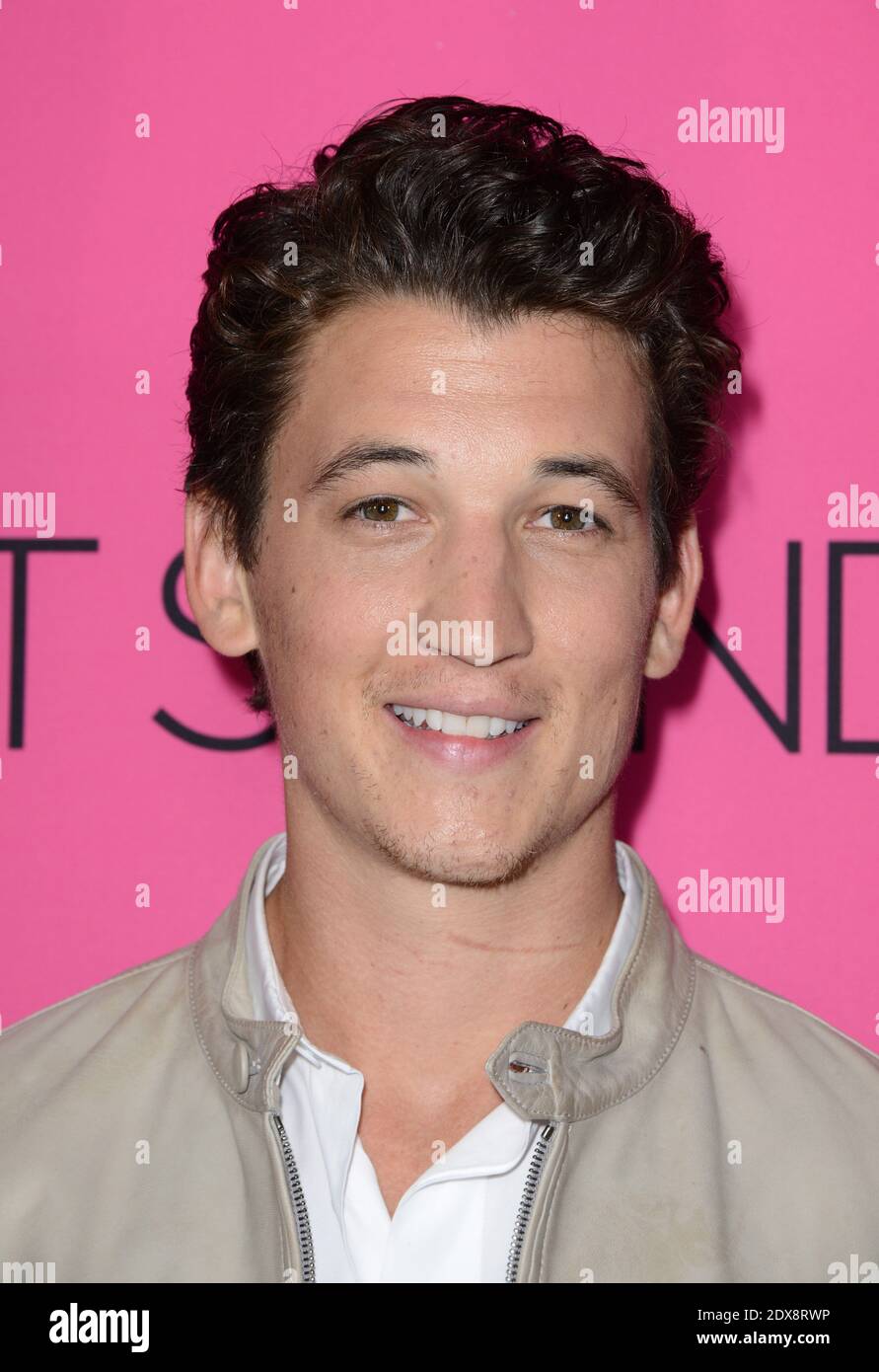 Miles Teller attends the Two Night Stand screening at the TCL Chinese 6 ...