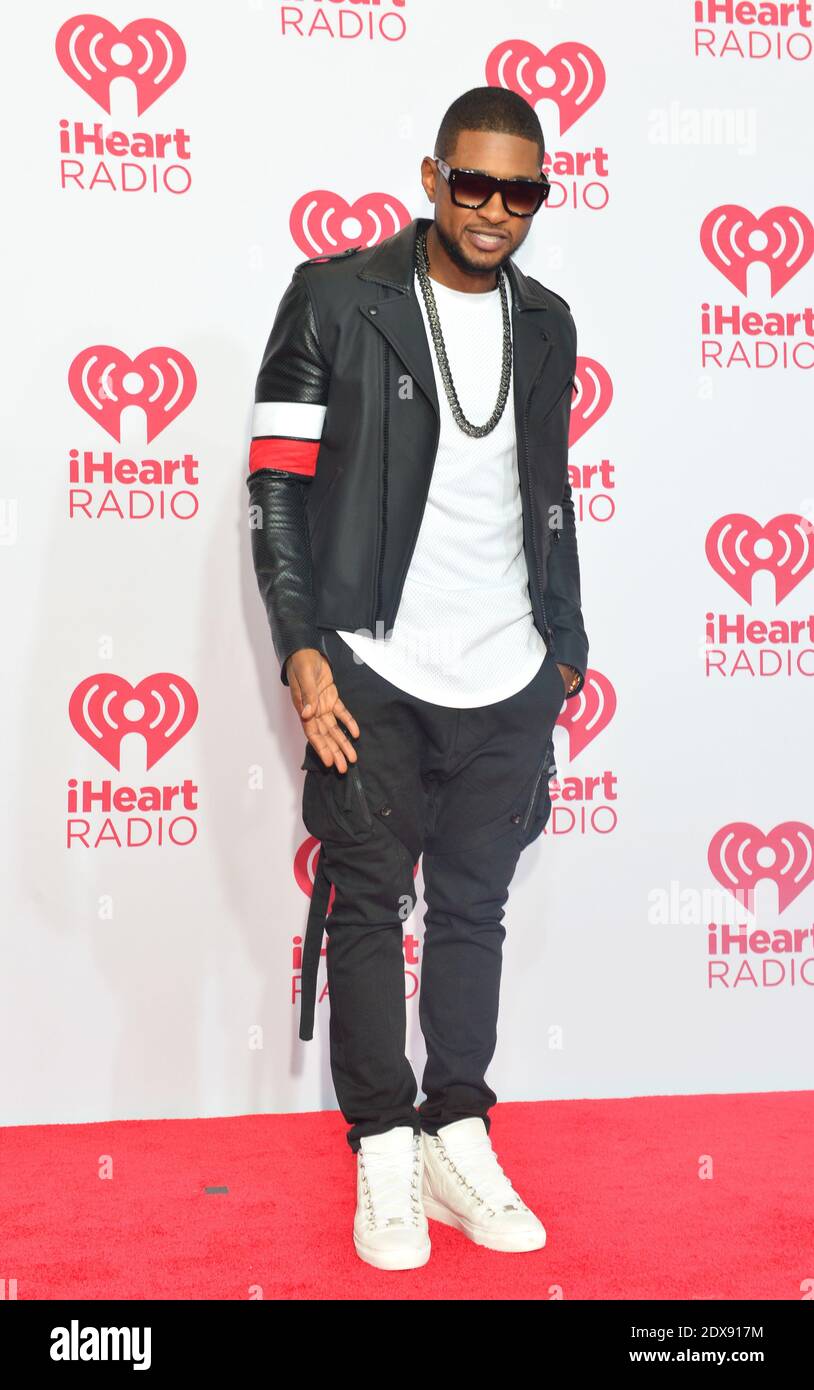 Recording artist Usher attends the 2014 iHeartRadio Music Festival at ...