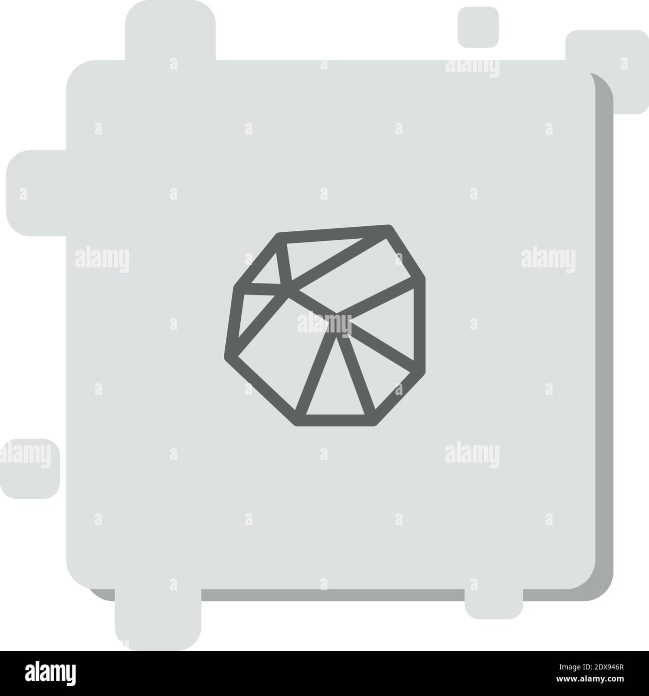 mineral vector icon modern simple vector illustration Stock Vector ...