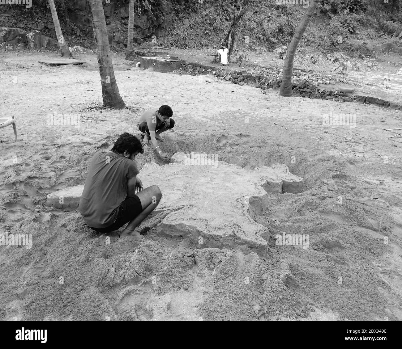 Building sandcastle hi-res stock photography and images - Alamy