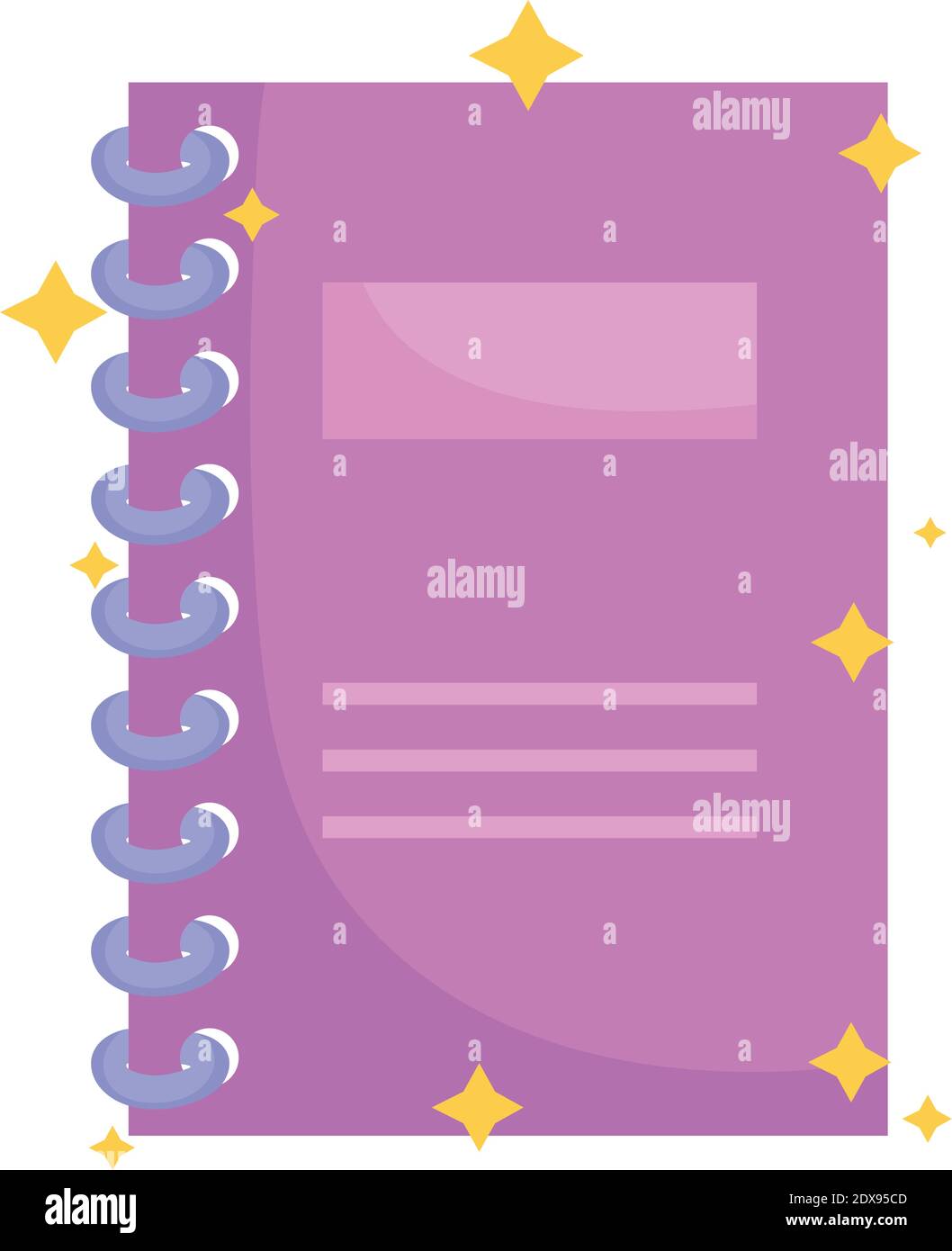 School notebook design, Education class lesson and knowledge theme ...