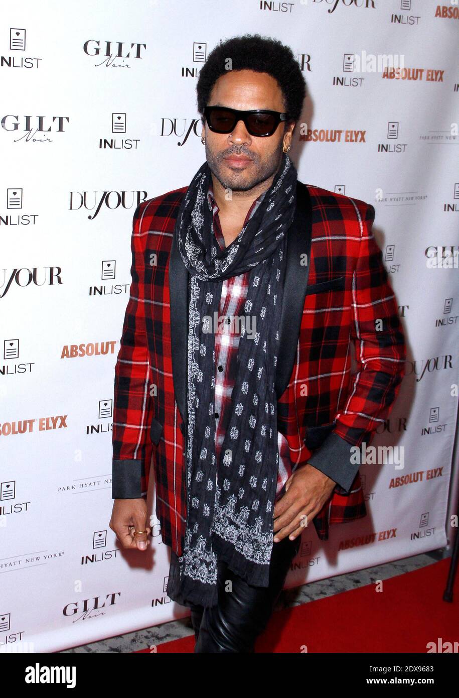 Lenny Kravitz appears to celebrate his Strut album release and DuJour ...