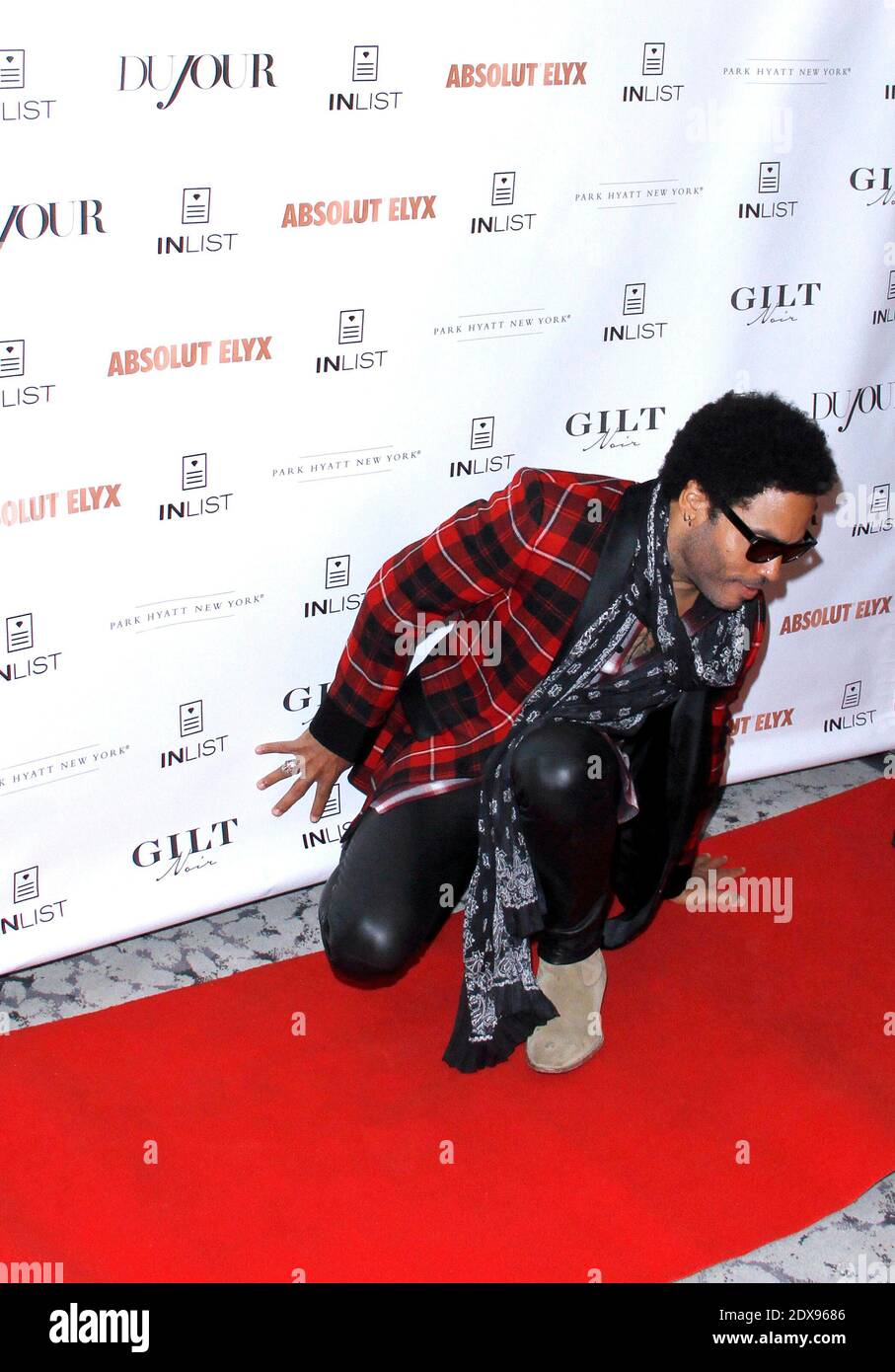 Lenny Kravitz appears to celebrate his Strut album release and DuJour ...