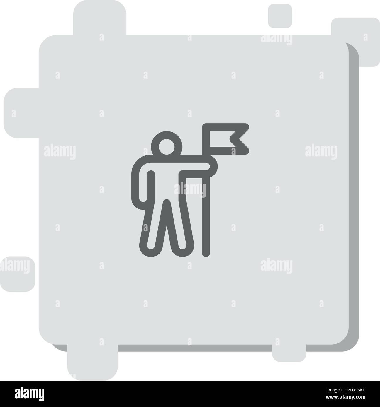 leader vector icon modern simple vector illustration Stock Vector Image ...