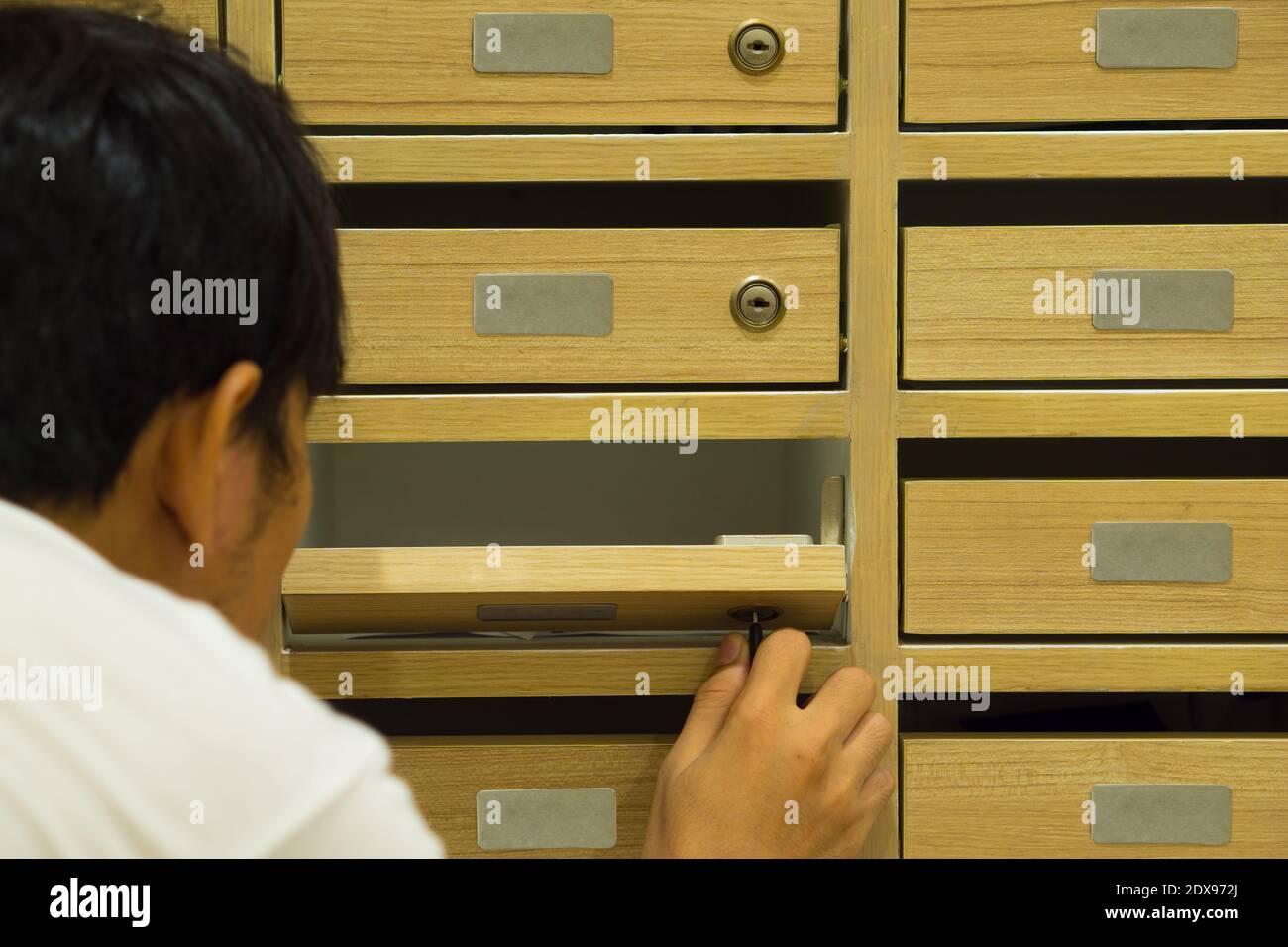 Opening Locker High Resolution Stock Photography and Images - Alamy