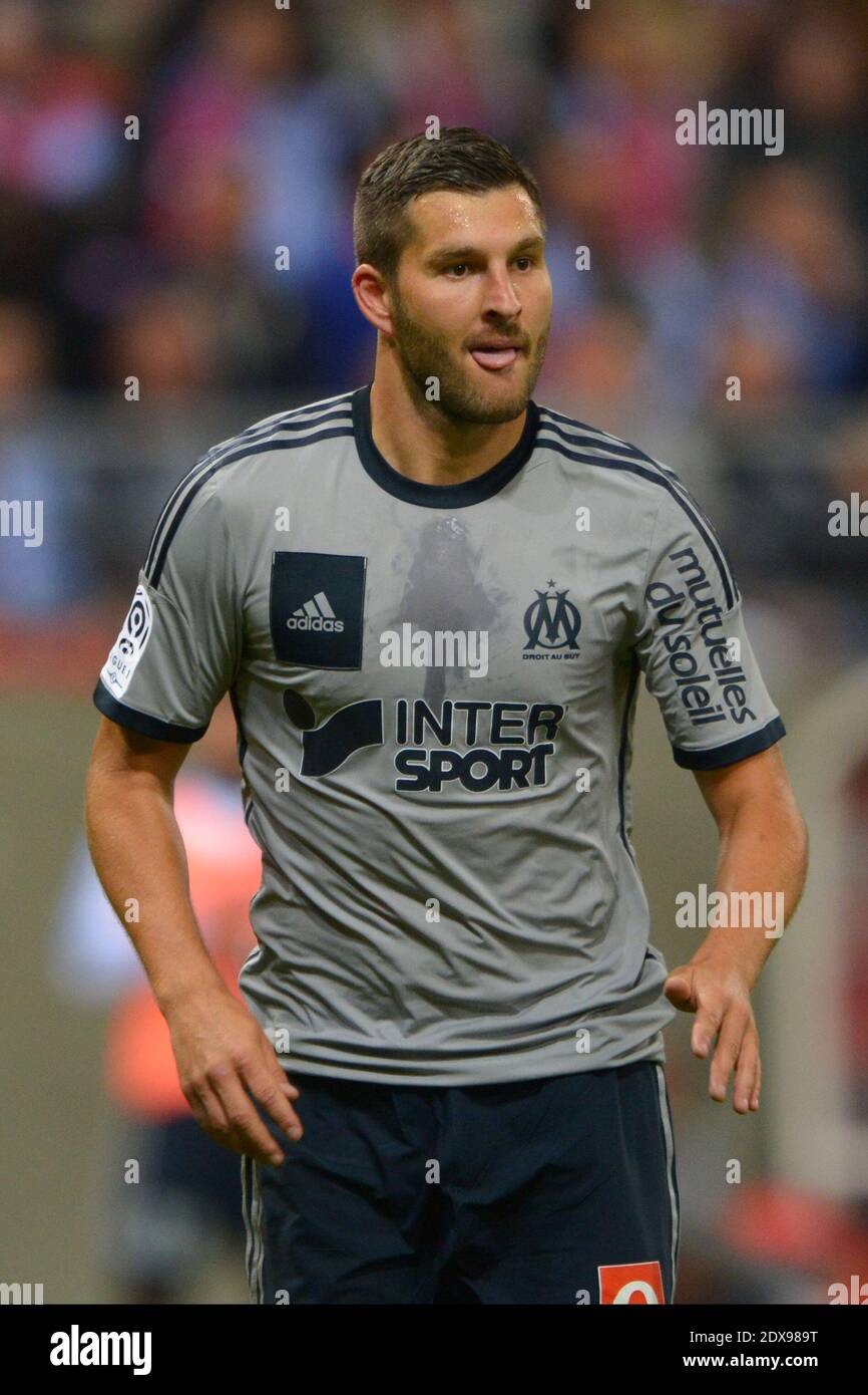 OM's Andre-Pierre Gignac during the French First League soccer match ...