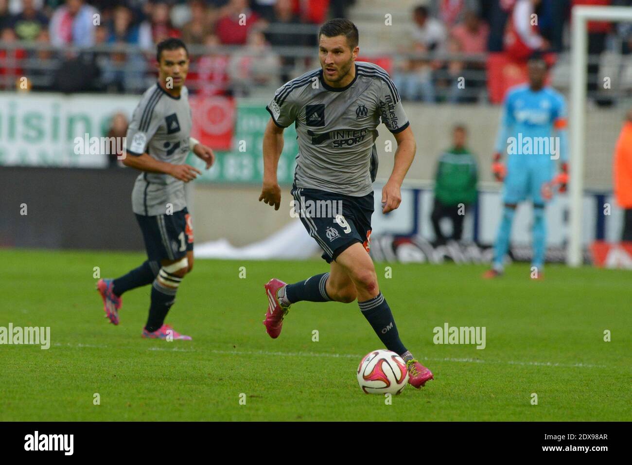 OM's Andre-Pierre Gignac during the French First League soccer match ...