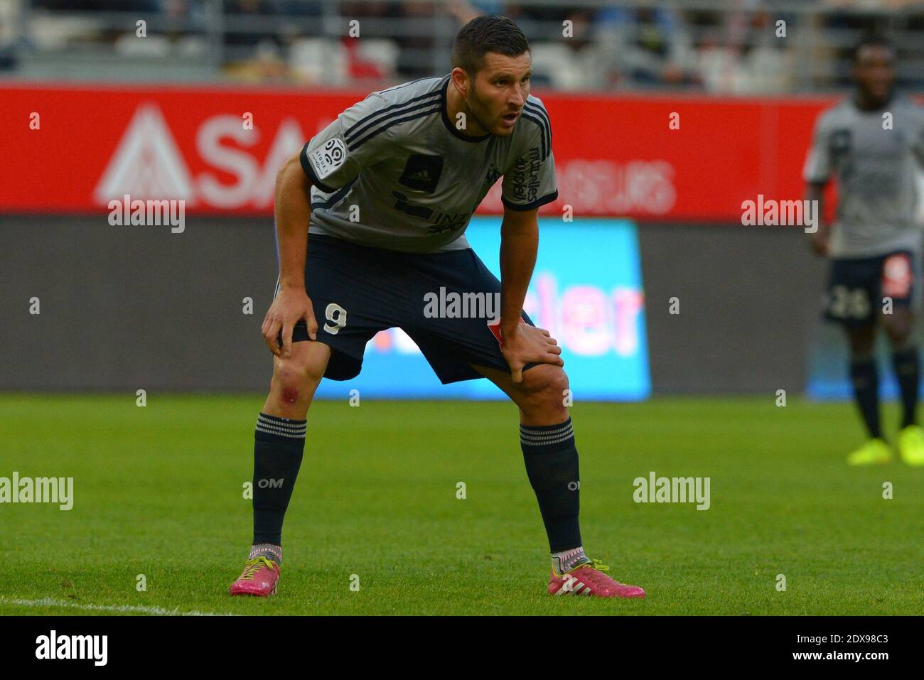 OM's Andre-Pierre Gignac during the French First League soccer match ...