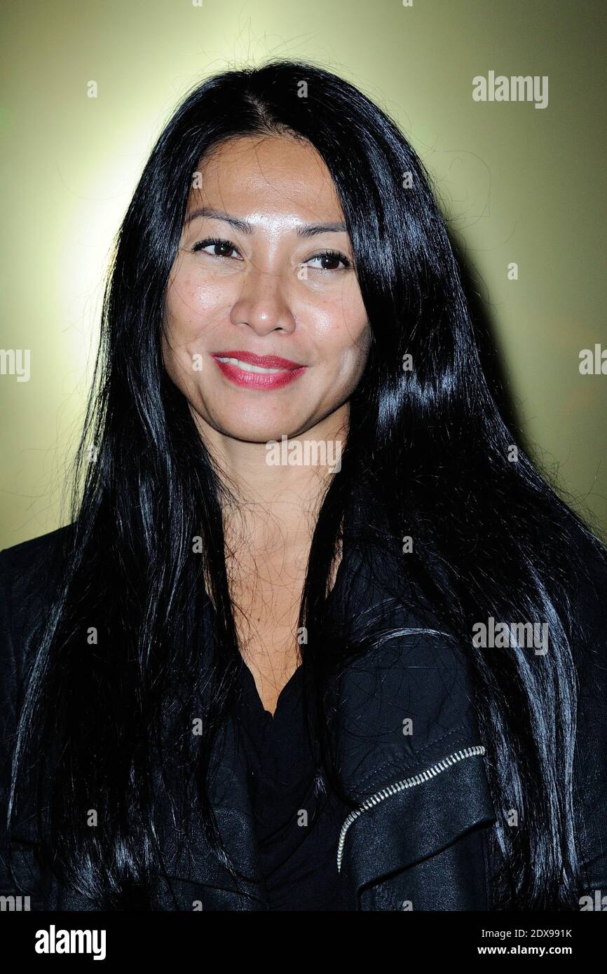 Anggun attends Guy Laroche Spring-Summer 2015 Ready-To-Wear collection ...