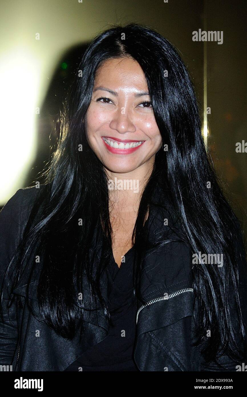 Anggun attends Guy Laroche Spring-Summer 2015 Ready-To-Wear collection ...