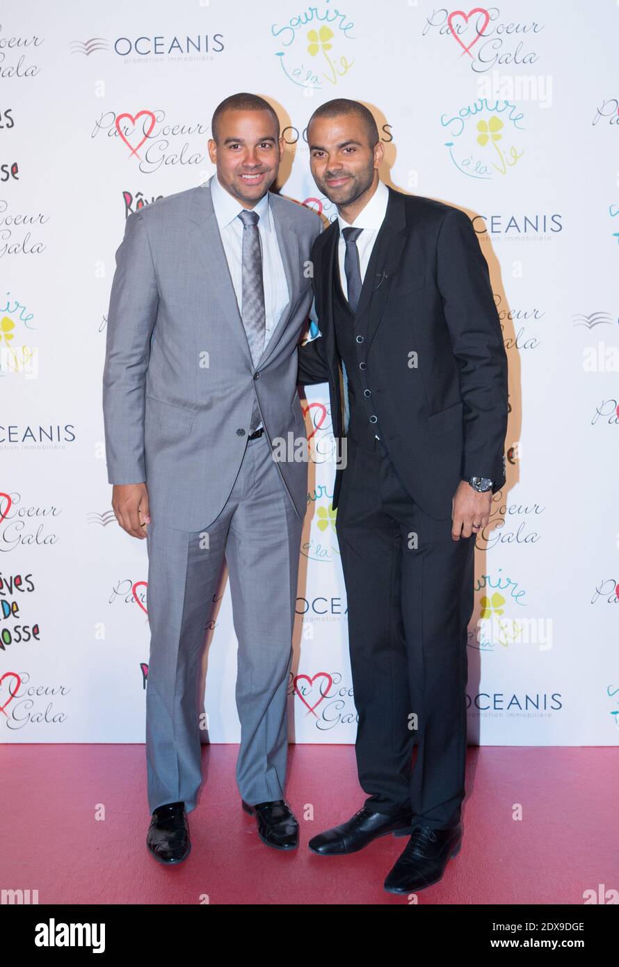 Tony Parker and his brother Pierre Parker at the 9th annual 'Par Coeur ...