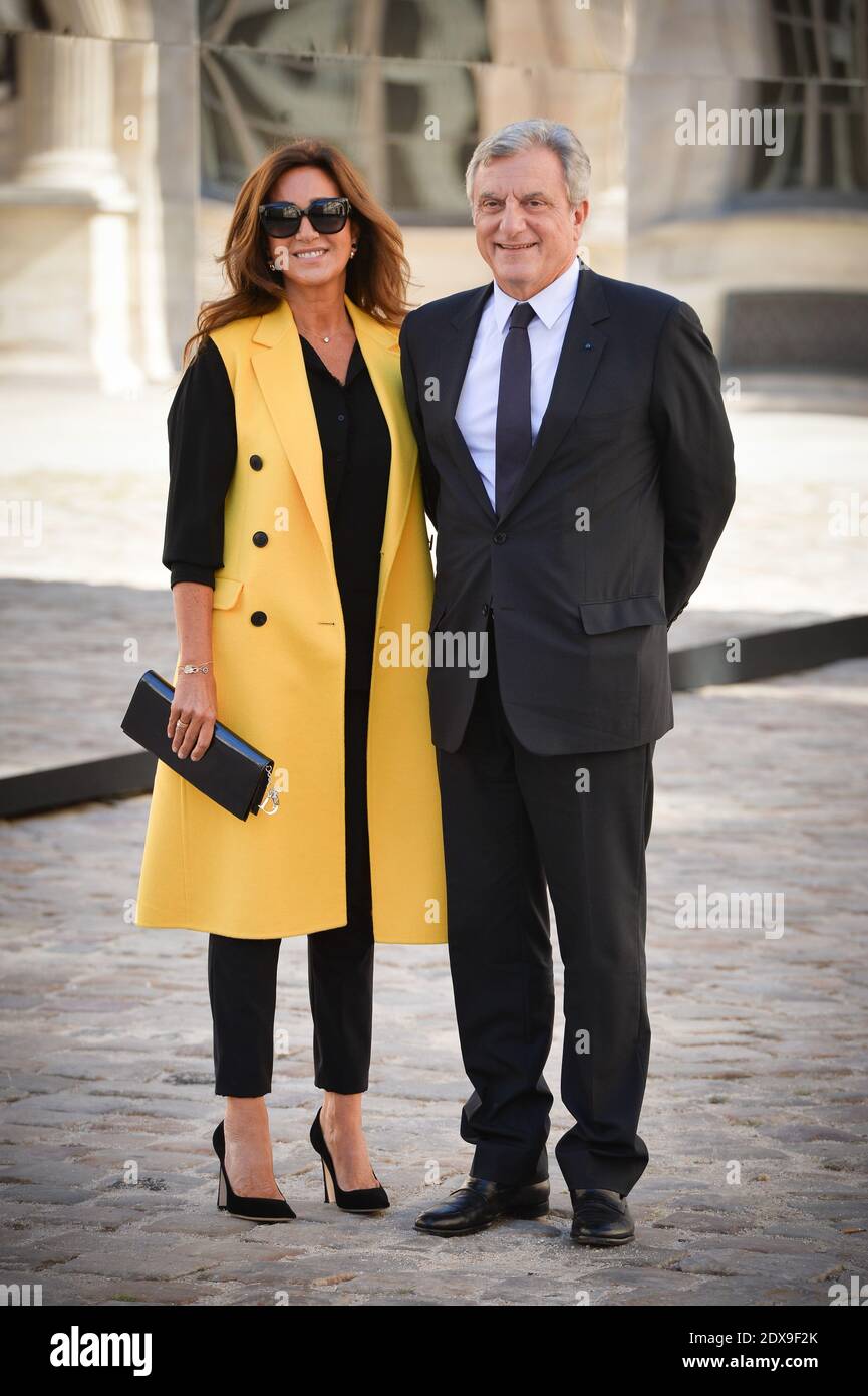 Katia Toledano and Sidney Toledano arriving at the Dior Spring-Summer ...