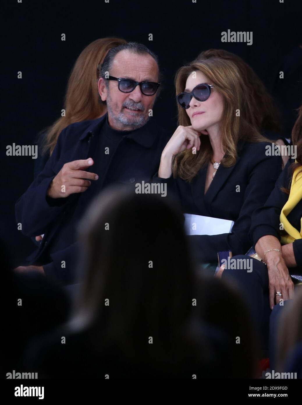 Carla Bruni, Marion Cotillard and Dakota Fanning in the front row at ...