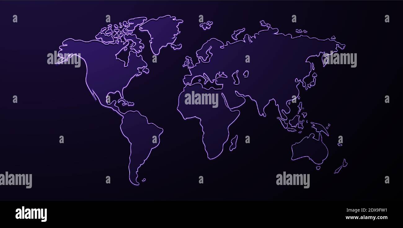 world map, low poly, vector illustration Stock Vector Image & Art - Alamy