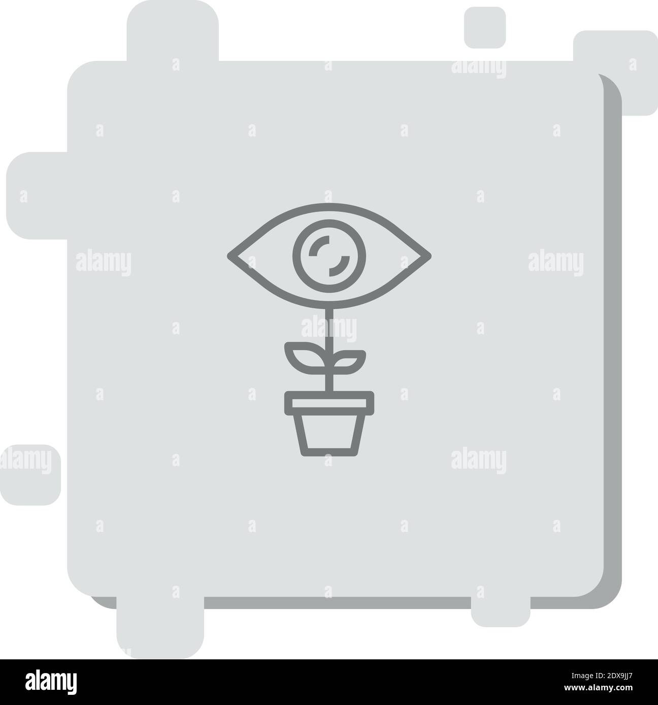 vision vector icon modern simple vector illustration Stock Vector Image ...