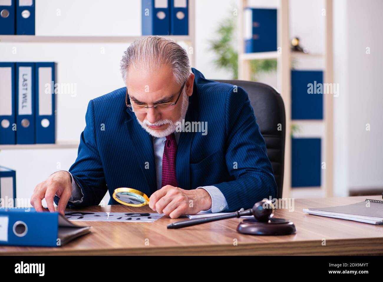 Judge looking evidence hi-res stock photography and images - Alamy