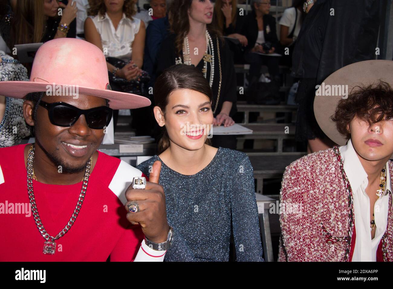 Theophilus London, Alma Jodorowsky and G-Dragon attending the Chanel ...