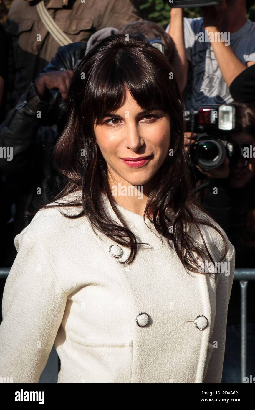 Caroline Sieber attending Chanel's Spring-Summer 2015 Ready-To-Wear ...