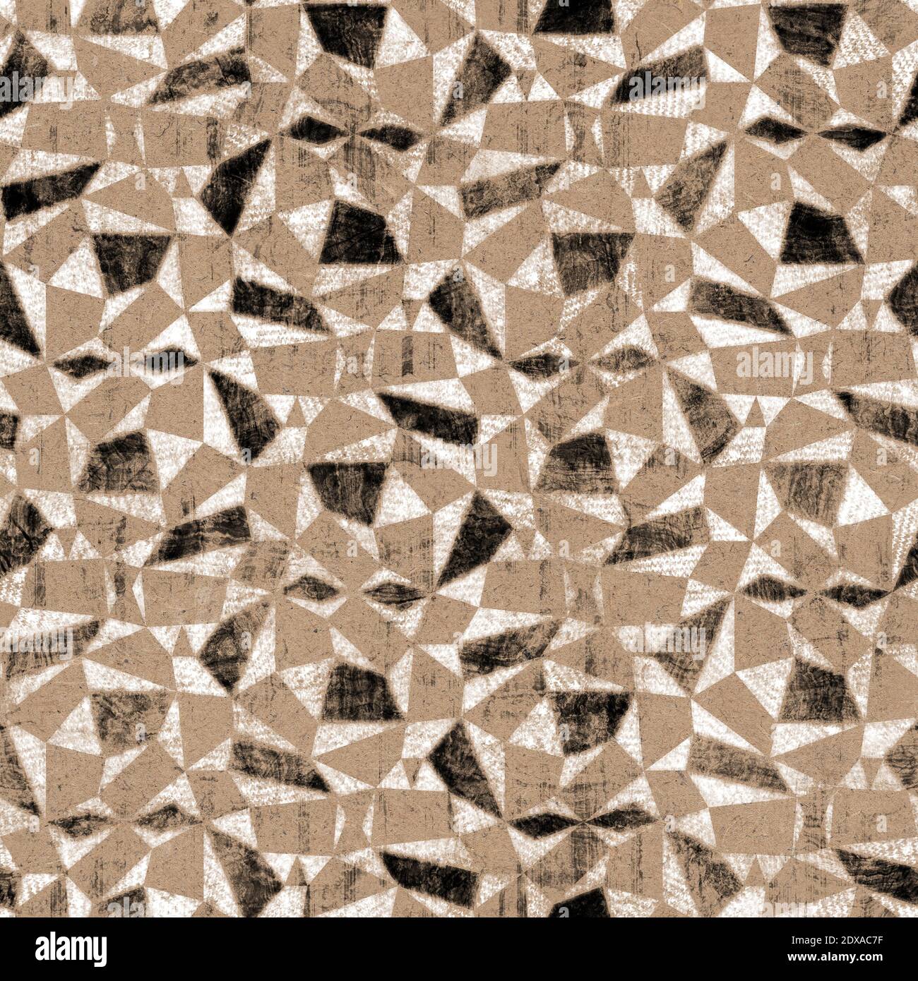 Seamless geometric pattern on cardboard for print Stock Photo - Alamy