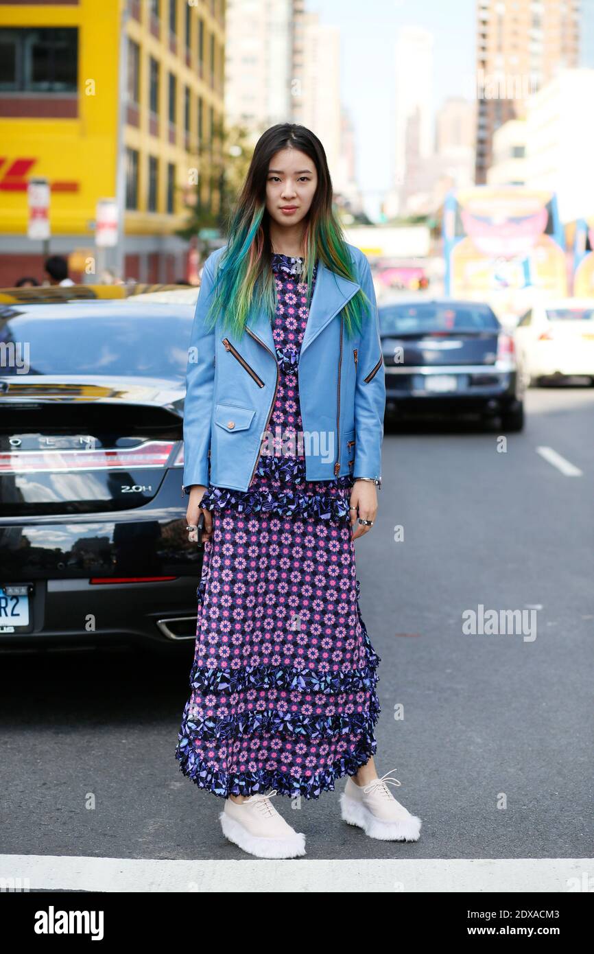 street style, street beauty, Irene Kim, korean model, haircolor, before ...