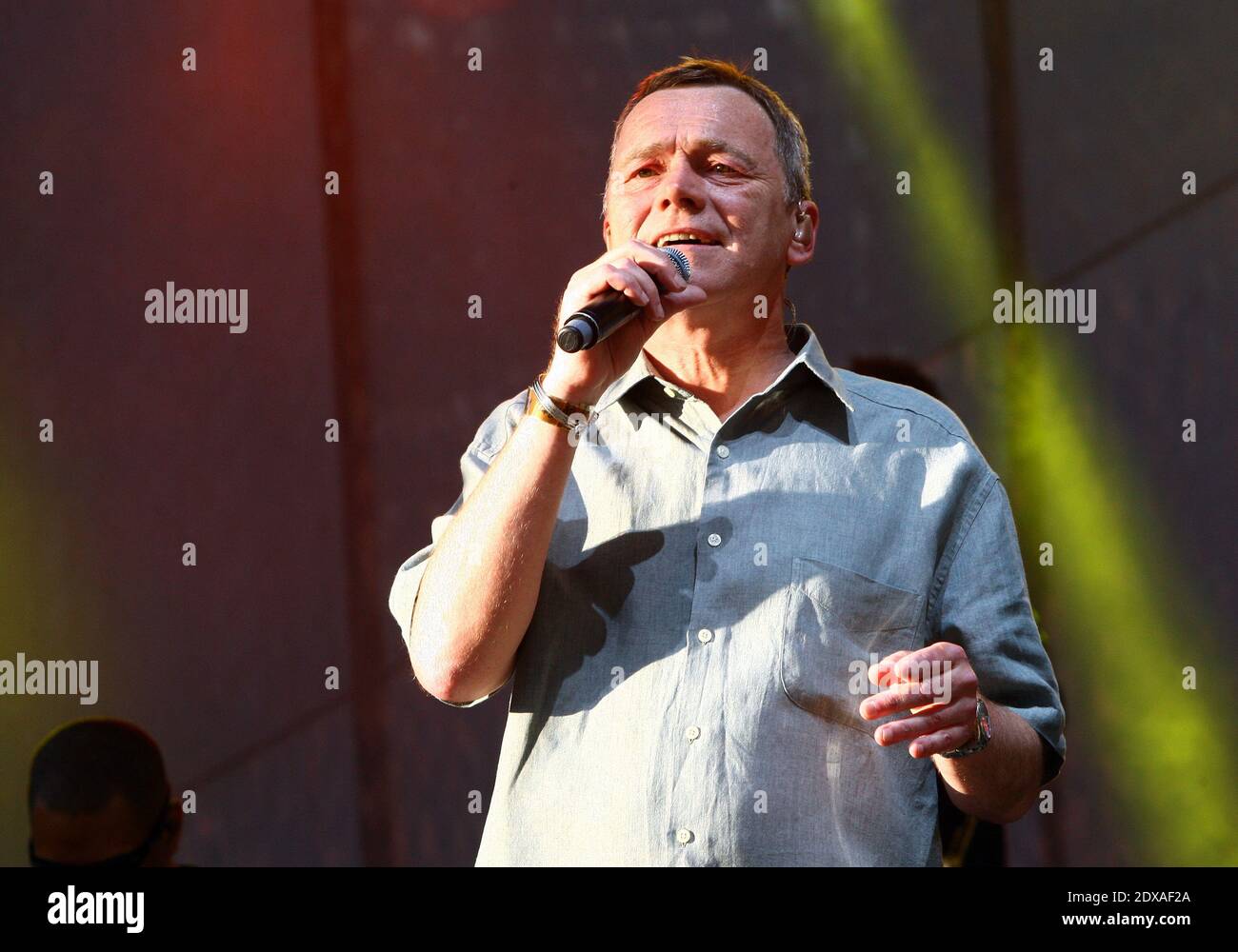 English singer's UB40 performs during The Deferlante's festival at ...