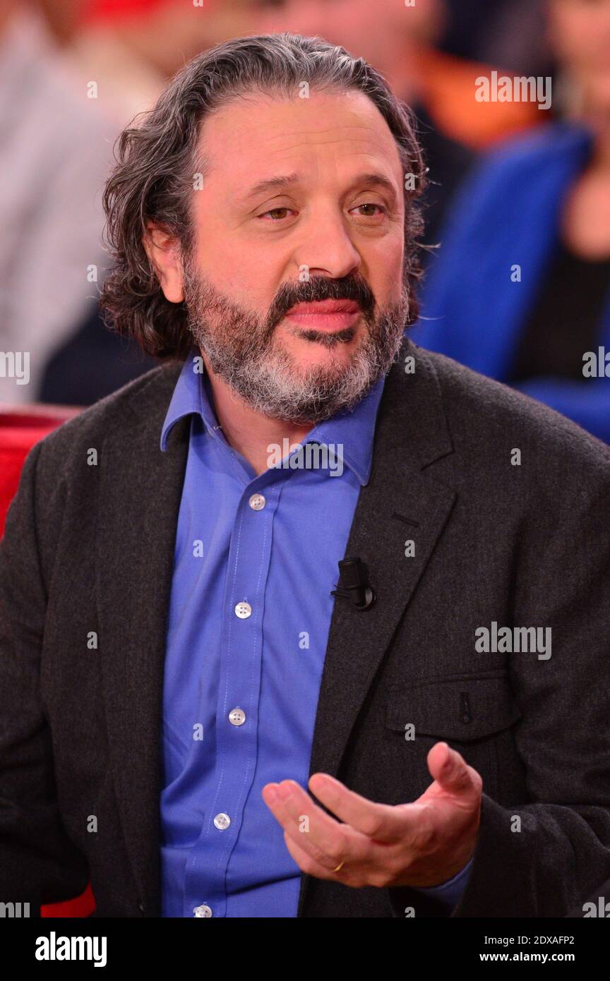Eric Laugerias at the taping of Vivement Dimanche in Paris, France ...