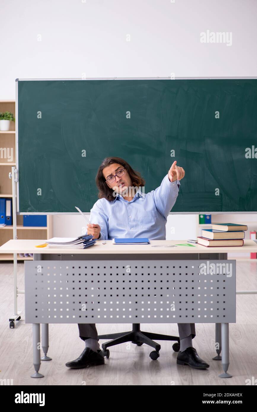 Angry teacher and ruler hi-res stock photography and images - Alamy