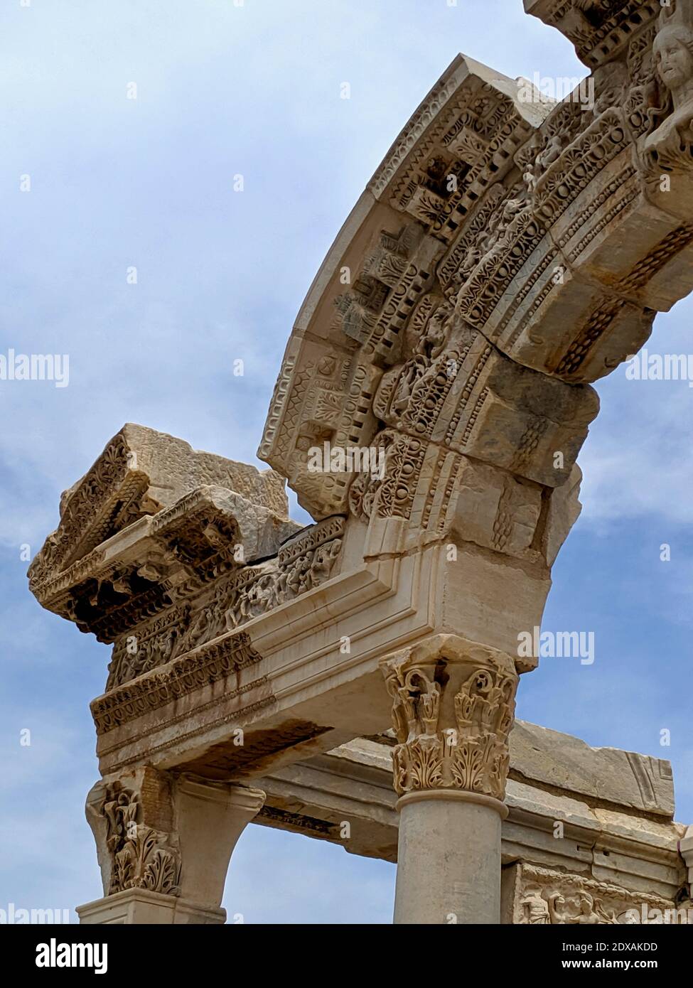 Roman Arch in Ephesus Turkey Stock Photo - Alamy