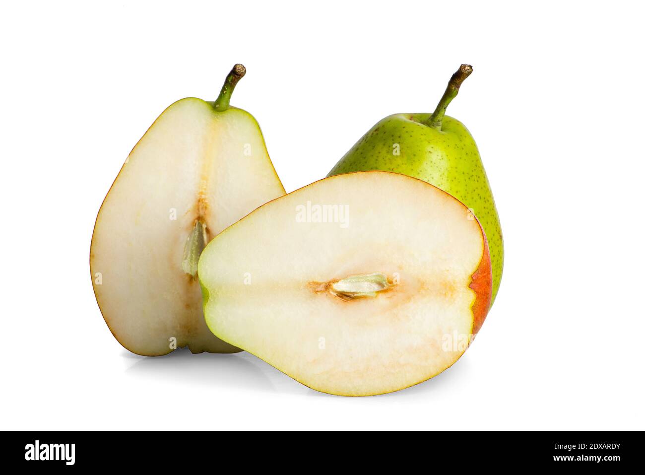 Pear tree with leaves and fruit Cut Out Stock Images & Pictures - Alamy