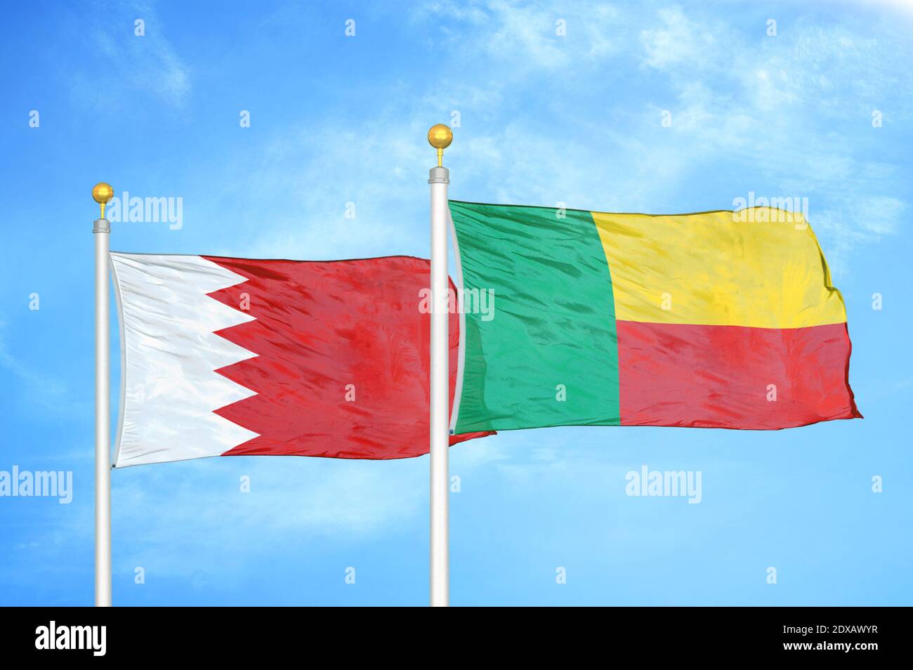 Bahrain benin flag hi-res stock photography and images - Alamy