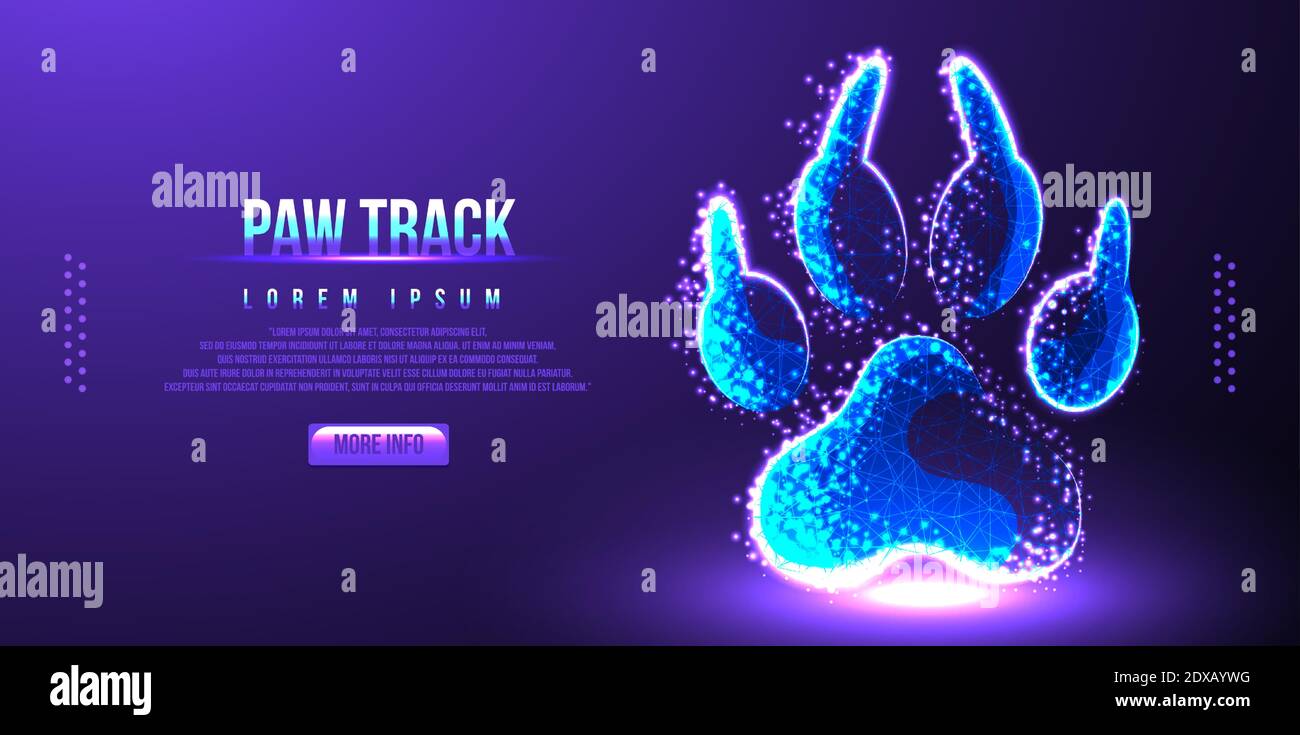 Low poly wireframe dog hi-res stock photography and images - Alamy