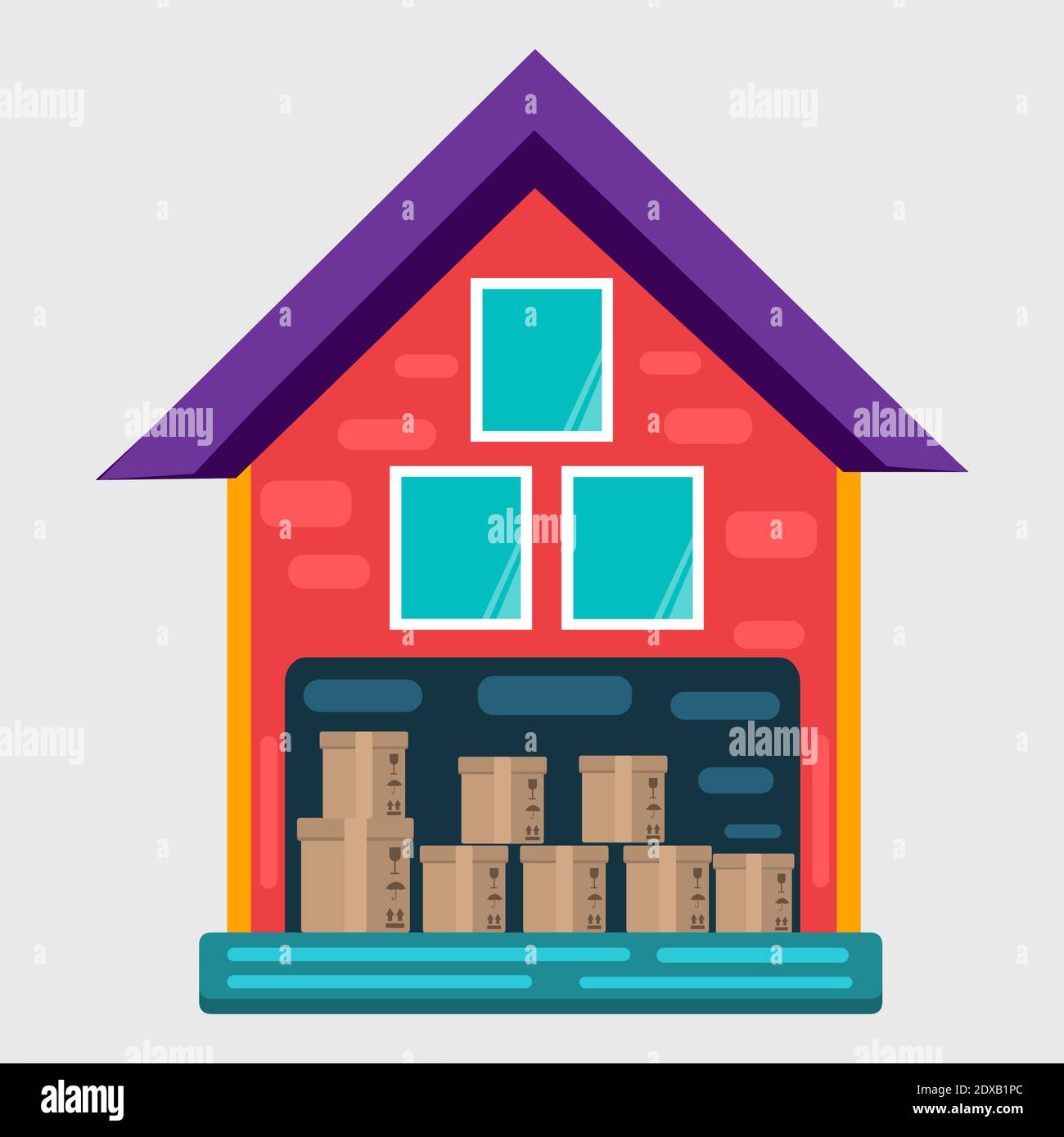 Warehouse Stock Vector Images - Alamy
