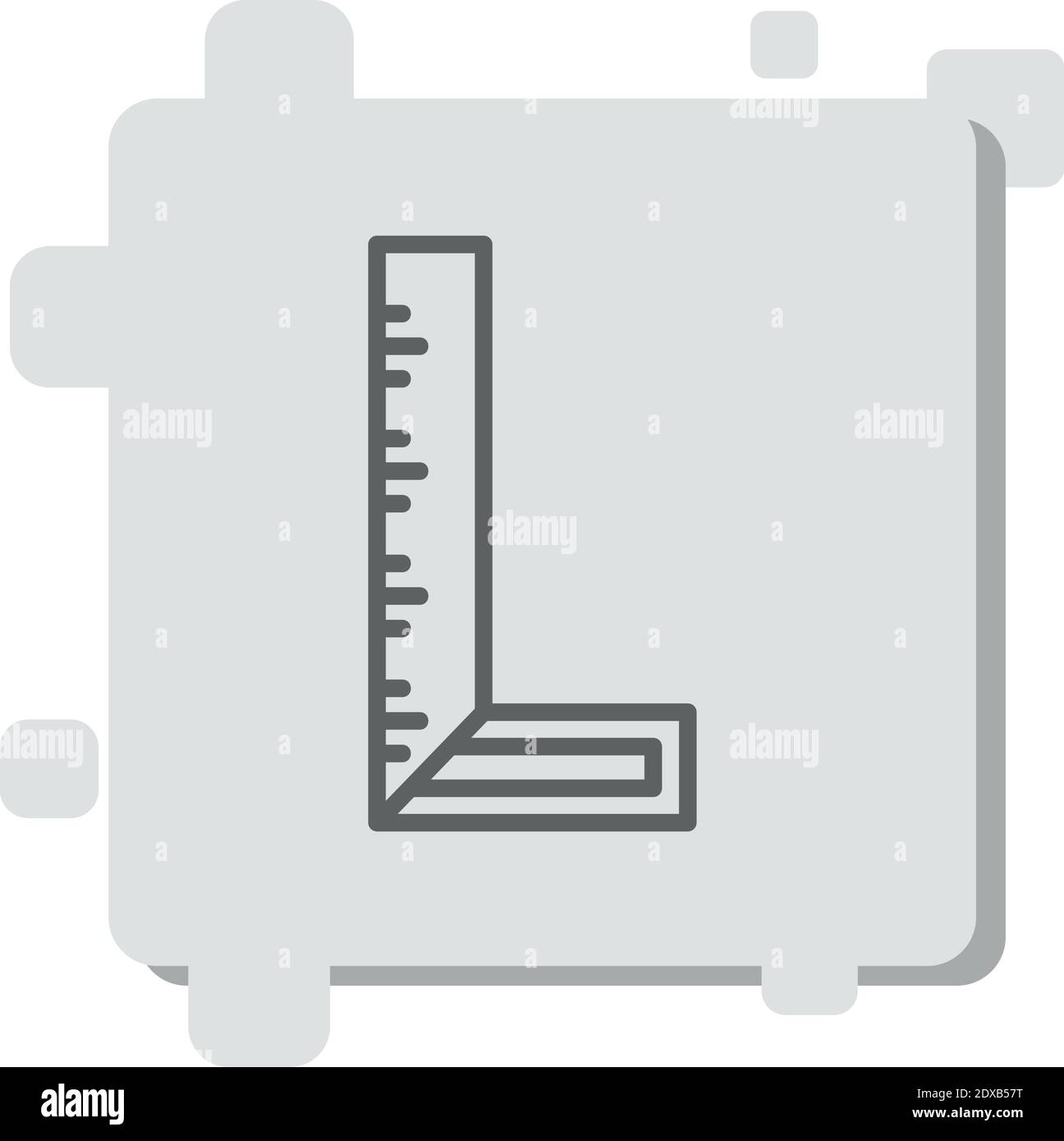 rulers vector icon modern simple vector illustration Stock Vector Image ...