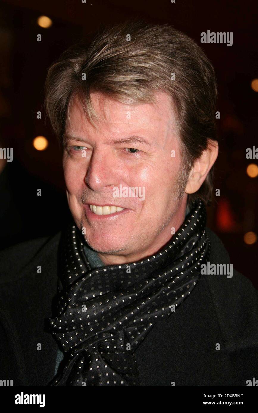 David Bowie attends the opening of Lou Reed's photography exhibition ...