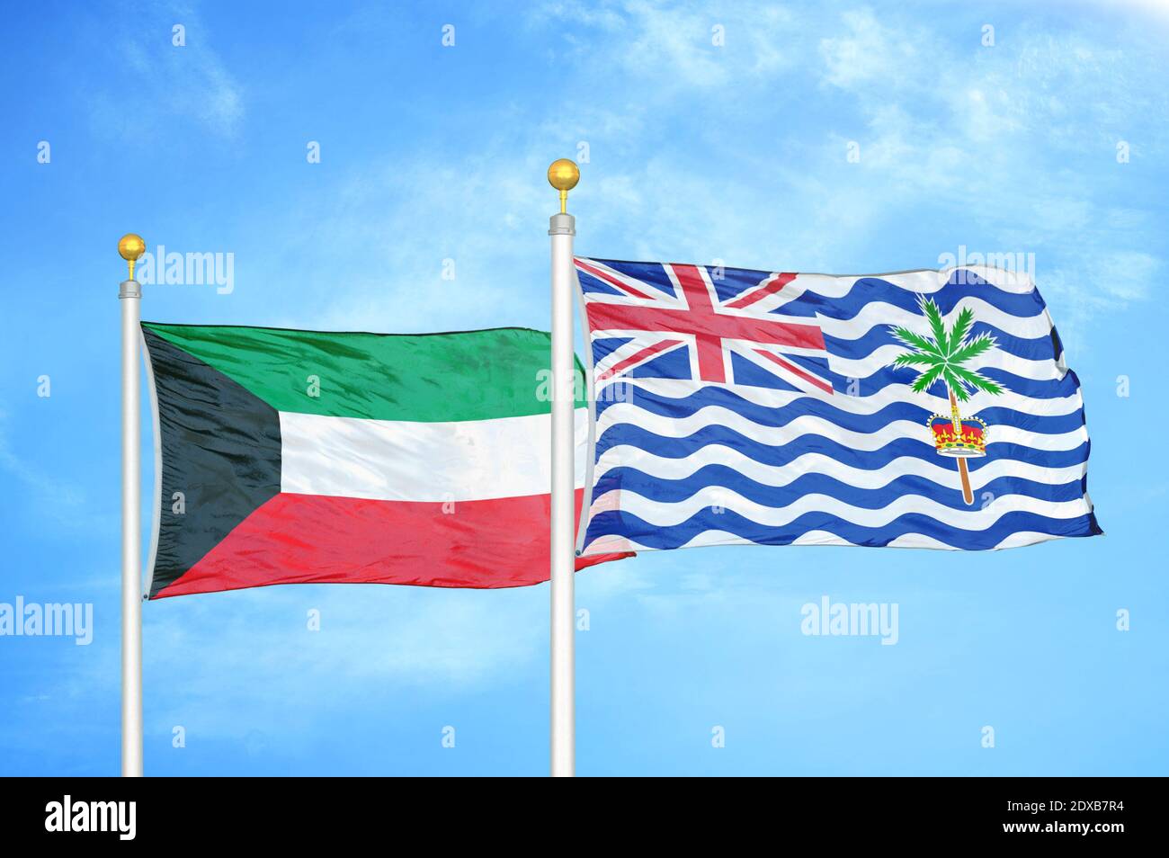Kuwaiti flag british on hi-res stock photography and images - Alamy