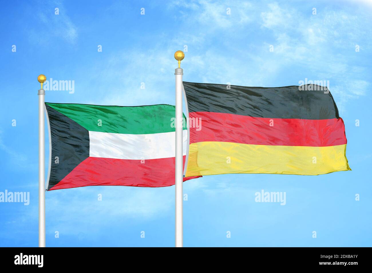 Kuwait germany flag hi-res stock photography and images - Alamy